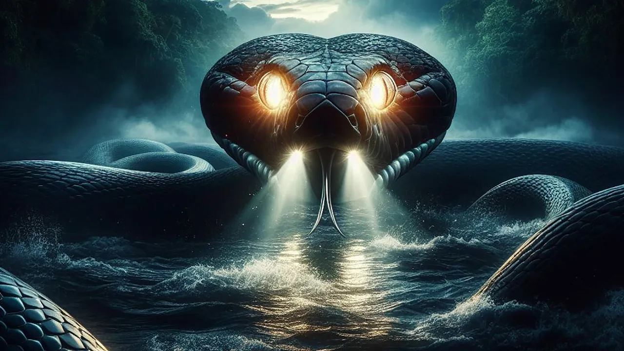 A Lenda da Cobra Grande Boiúna : A cobra gigantesca que vive no fundo ...